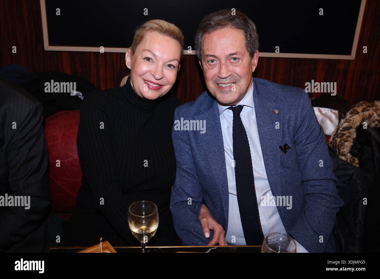 Georges Fenech and his wife Amelie attend the Marek Halter’s 90th ...