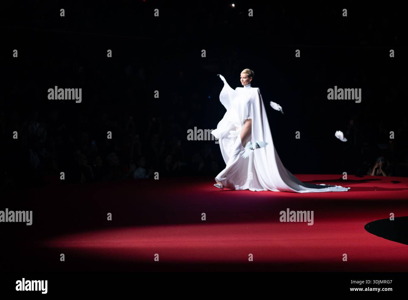 A model walks the runway during the Stéphane Rolland Haute Couture Week ...