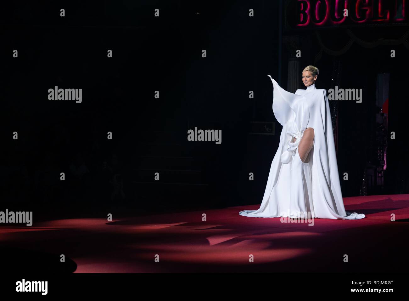 A model walks the runway during the Stéphane Rolland Haute Couture Week ...