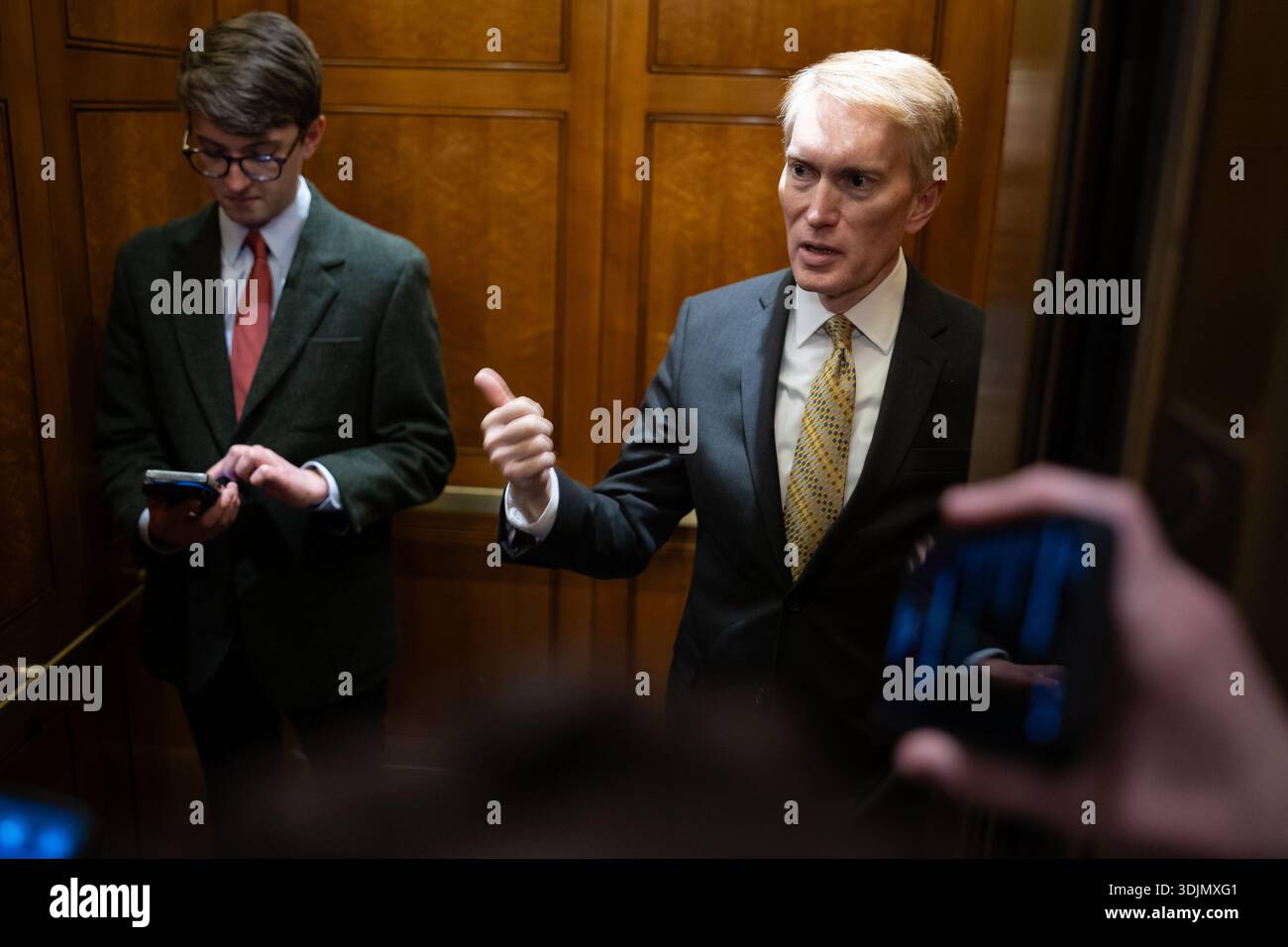 Sen. James Lankford (R-Okla.) is seen at the U.S. Capitol Jan. 27, 2026 ...