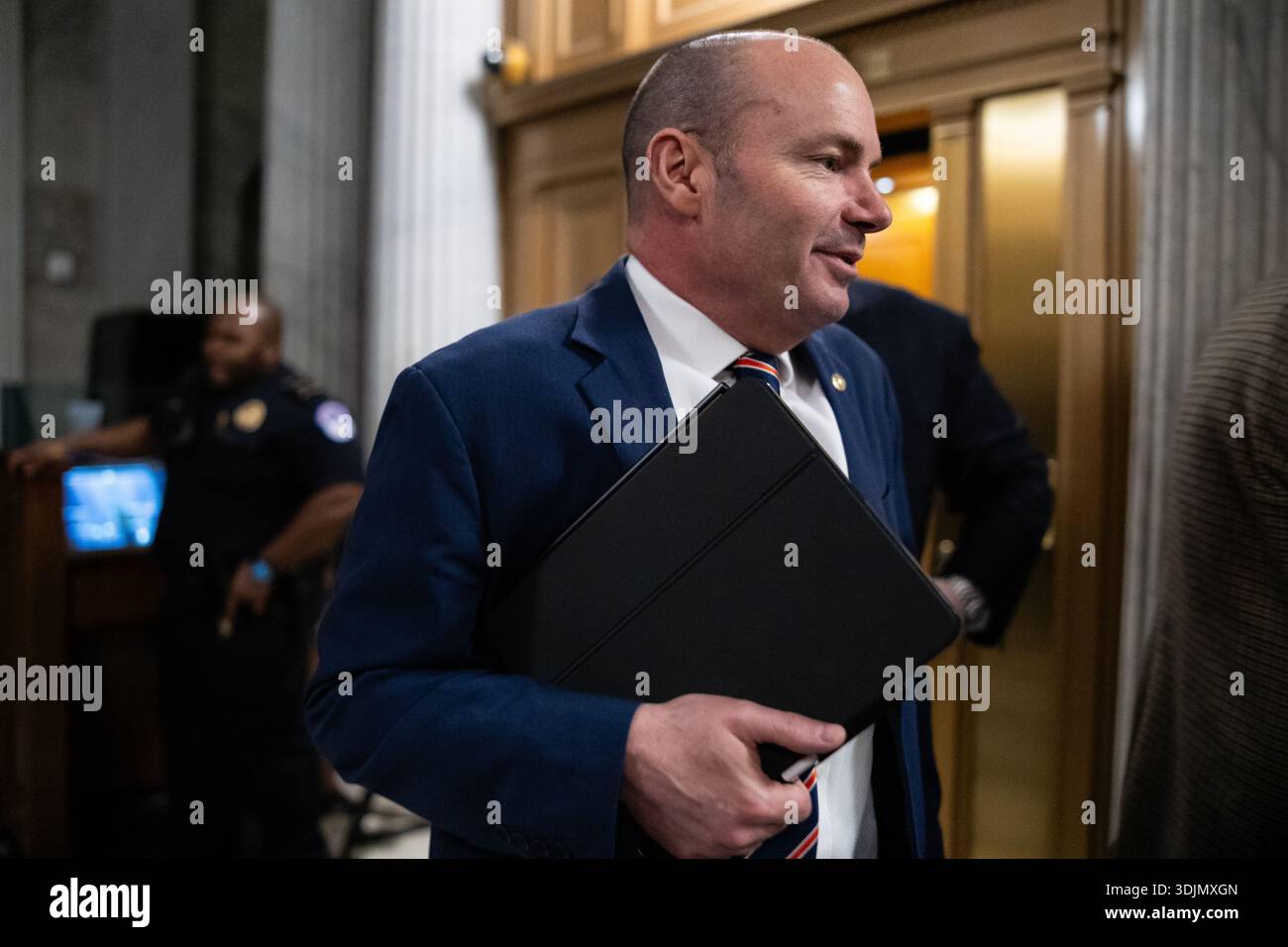 Sen. Mike Lee (R-Utah) is seen at the U.S. Capitol Jan. 27, 2026 ...
