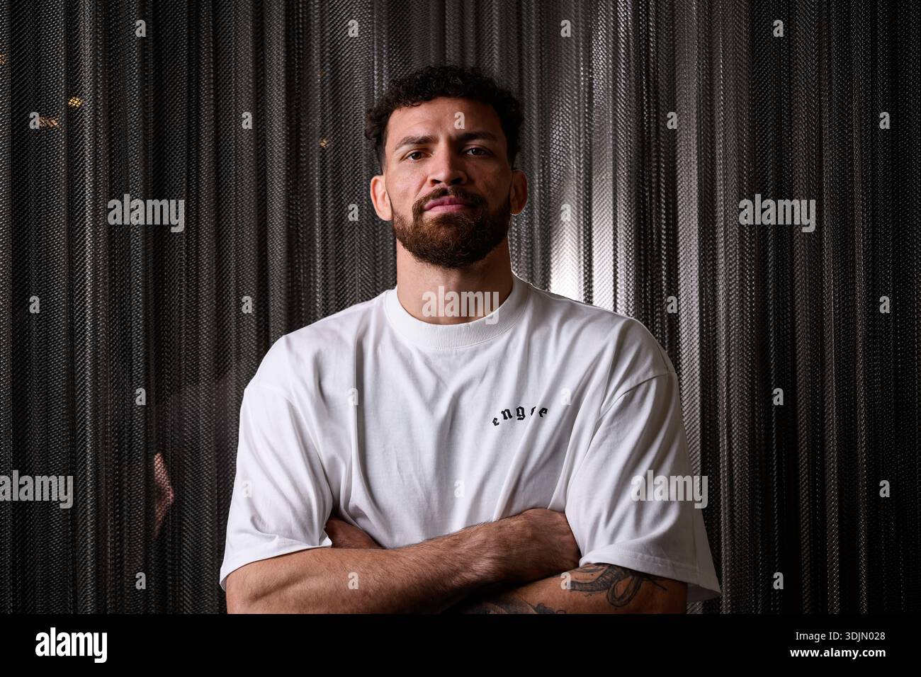 World No. 14 UFC lightweight fighter Mauricio Ruffy poses for a ...
