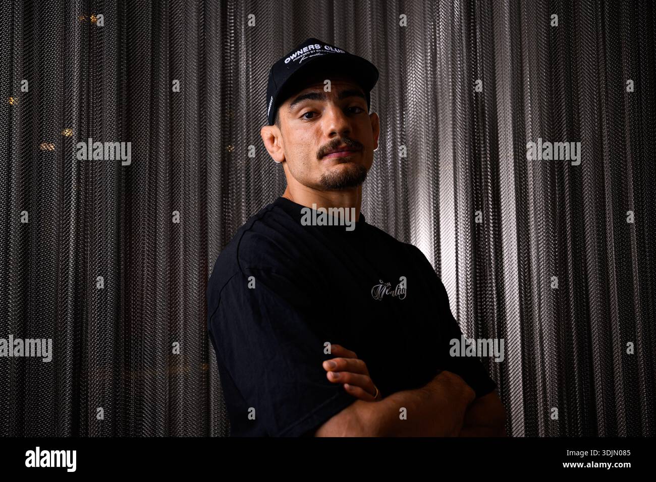 UFC welterweight fighter Jonathan Micallef poses for a photograph ...