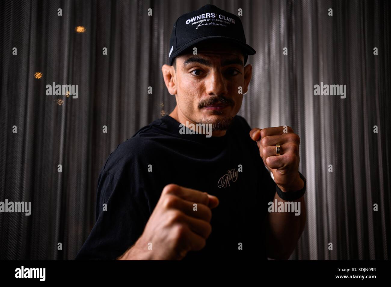 UFC welterweight fighter Jonathan Micallef poses for a photograph ...