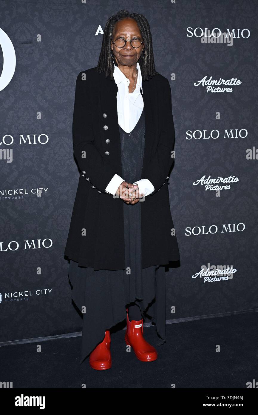 Whoopi Goldberg attends the 'Solo Mio' New York premiere at Regal Times ...