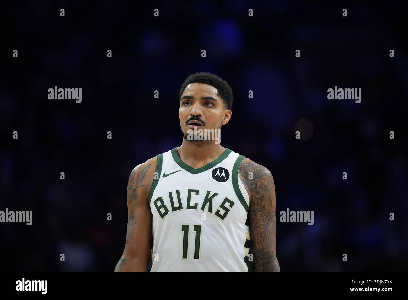Milwaukee Bucks' Gary Harris plays during an NBA basketball game ...
