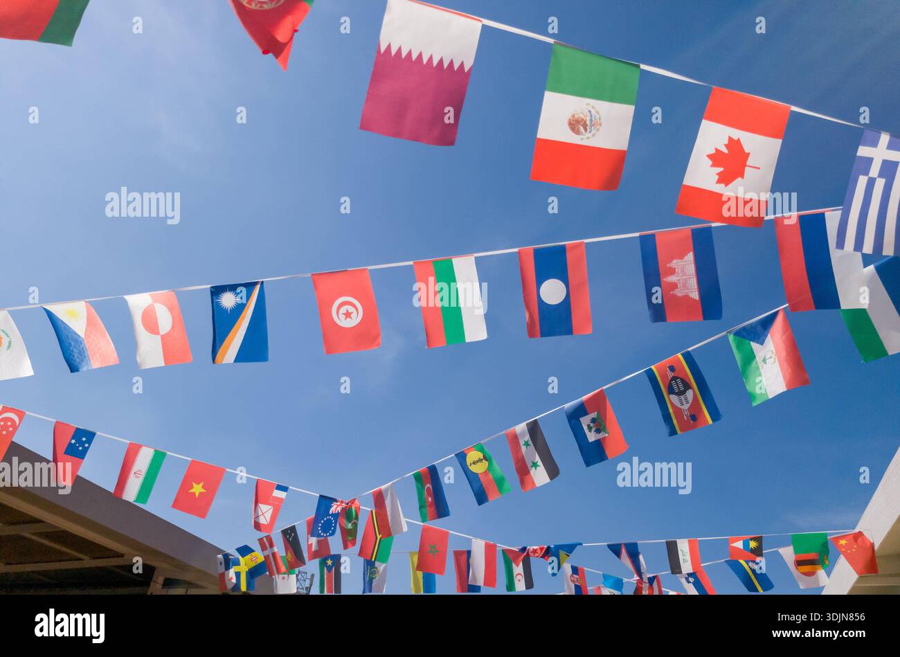 Various nations hang hi-res stock photography and images - Alamy