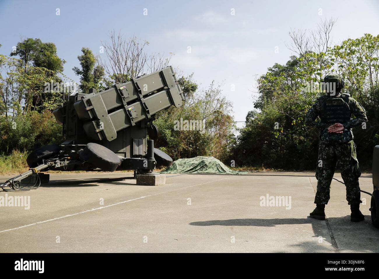 A Soldier participates in a drill for the AIM-7 Sparrow medium-range ...