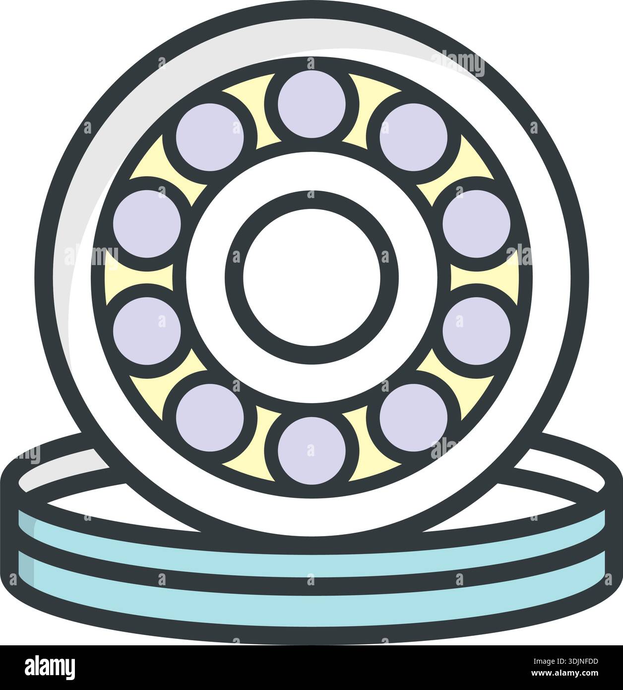 Bearing icon vector design element templates simple and modern concept ...