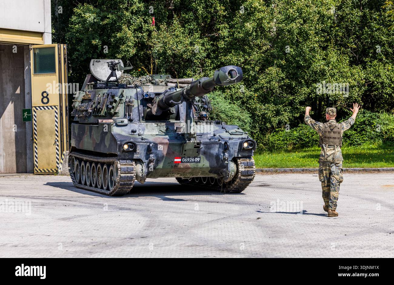 Österreichisches Bundesheer, Panzerhaubitze M109, Artillerie auf dem ...