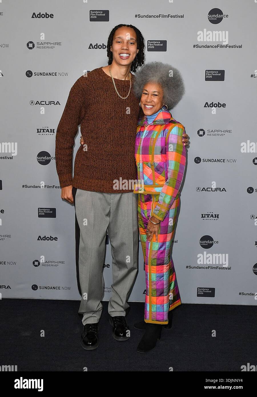 Marsha Cooke, Brittney Griner attend "The Brittney Griner Story ...