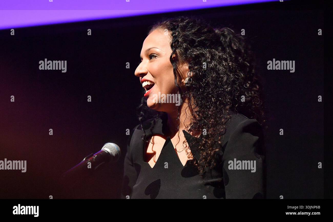 Alex Stapleton speaks onstage "The Brittney Griner Story " Premiere ...