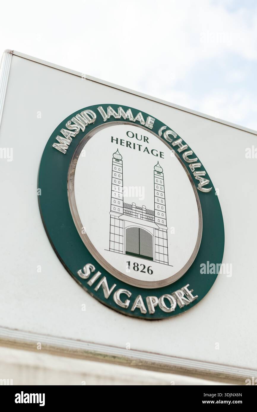 Singapore - January 27, 2026: Masjid Jamae in Singapore stands as a ...