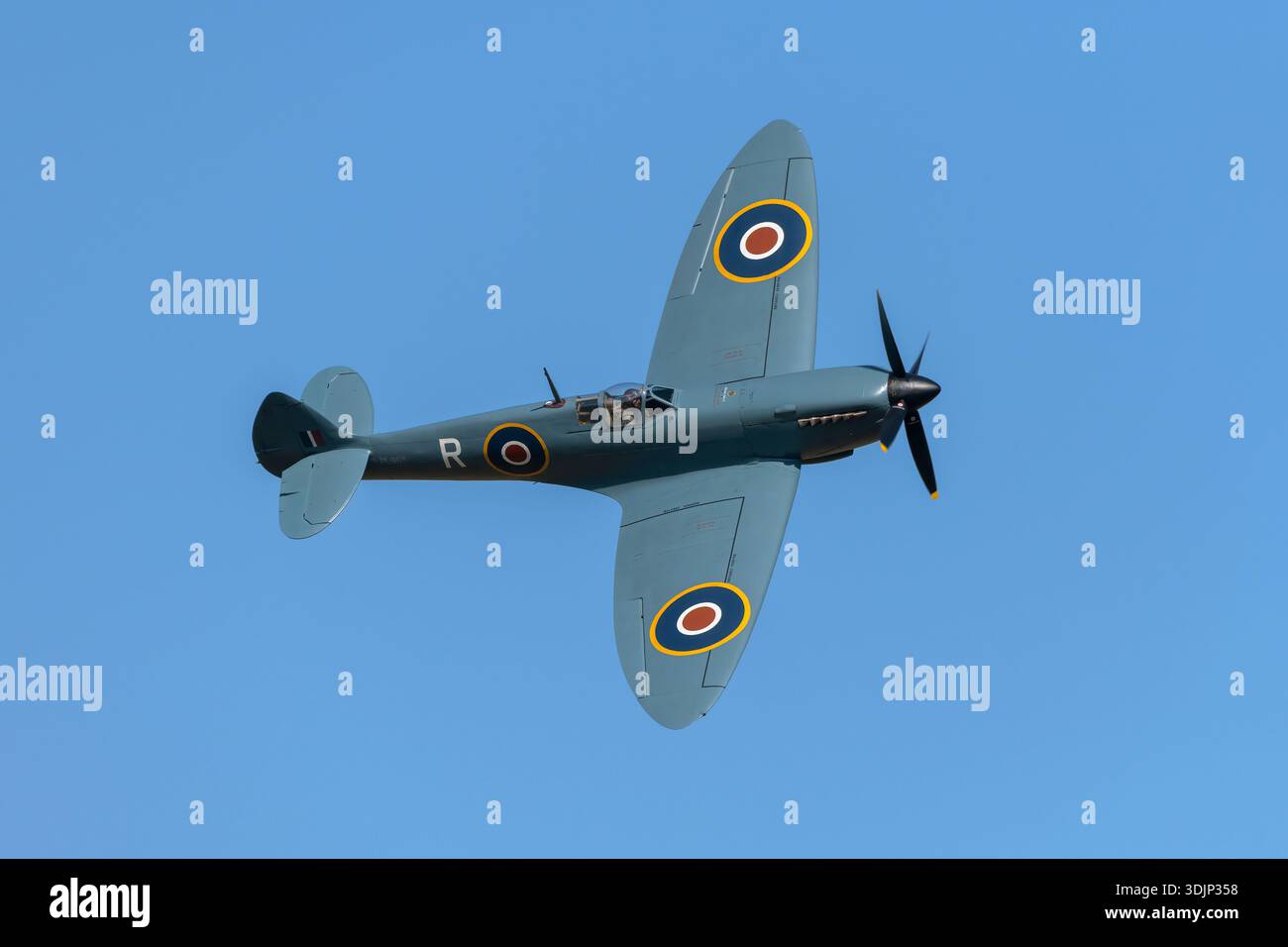 The classic WW2 fighter aircraft, the Vickers Supermarine Spitfire PR ...