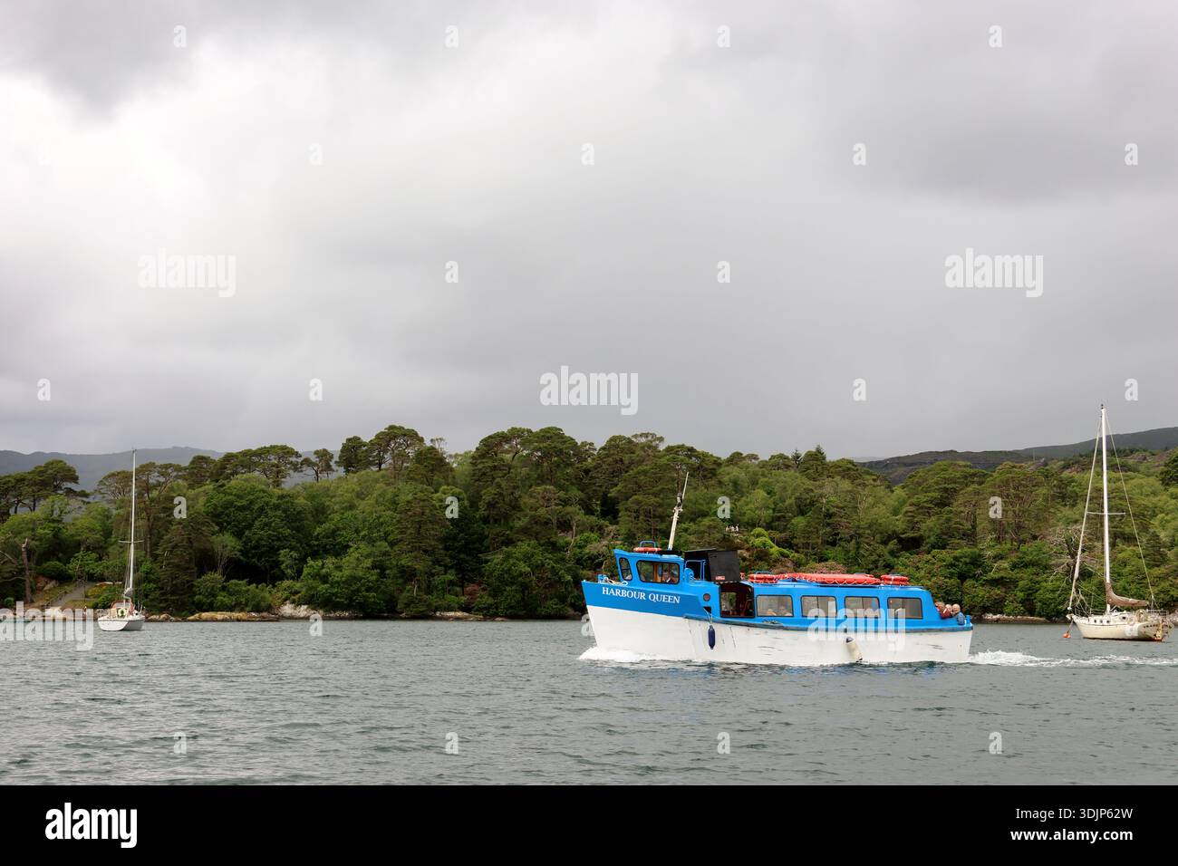 The Harbour Queen ferry to Garinish Island, County Cork, Ireland Stock ...