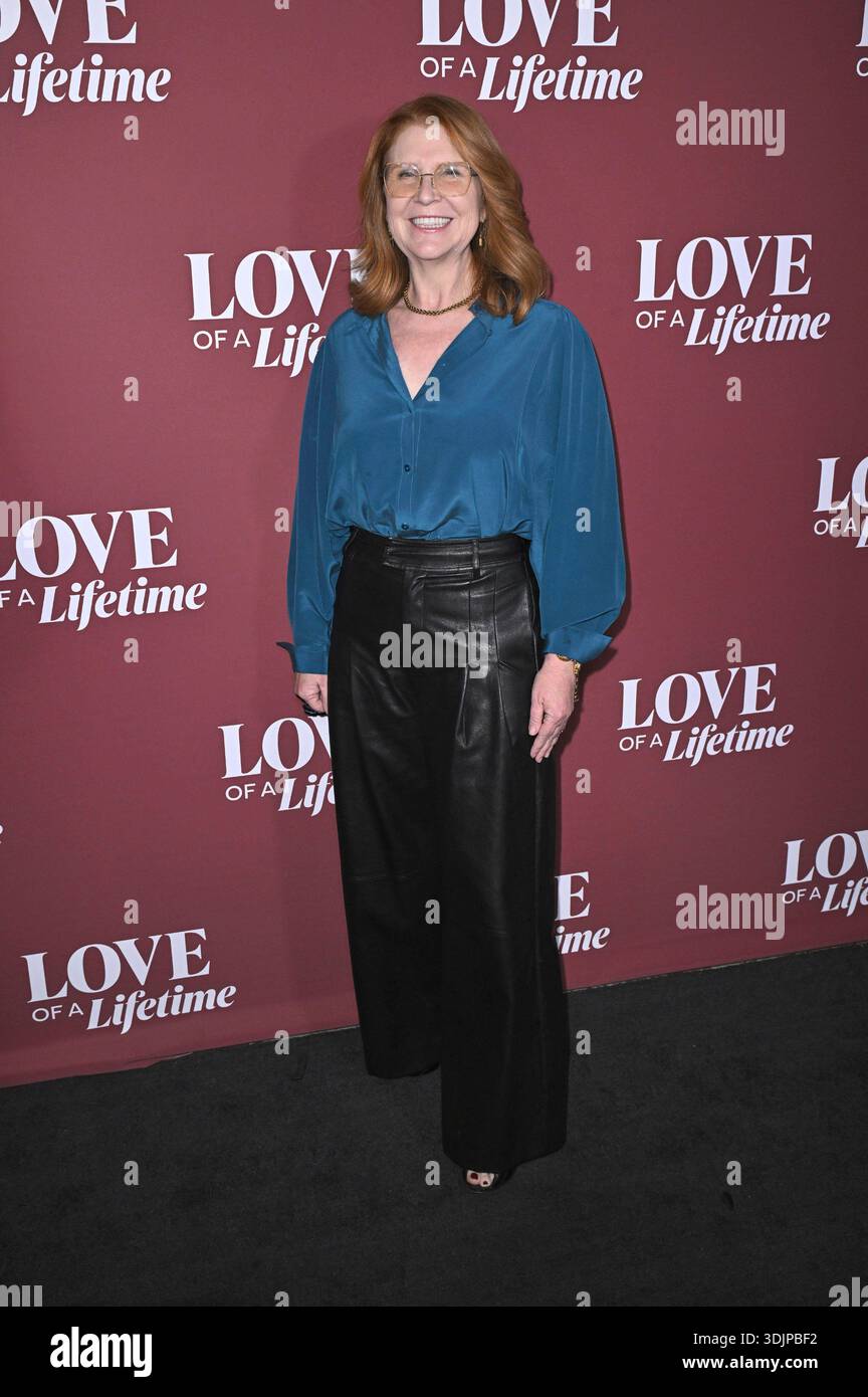 Liz Wise Lyall bei der Präsentation von zwei Love of a Lifetime Filmen ...
