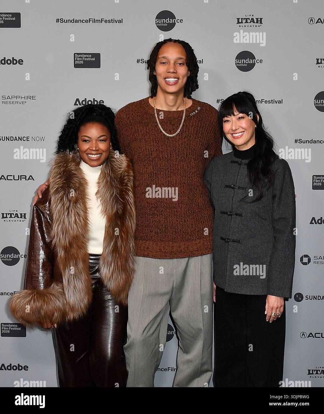Brittney Griner, Cherelle Griner, Lindsay Kagawa Colas attend "The ...