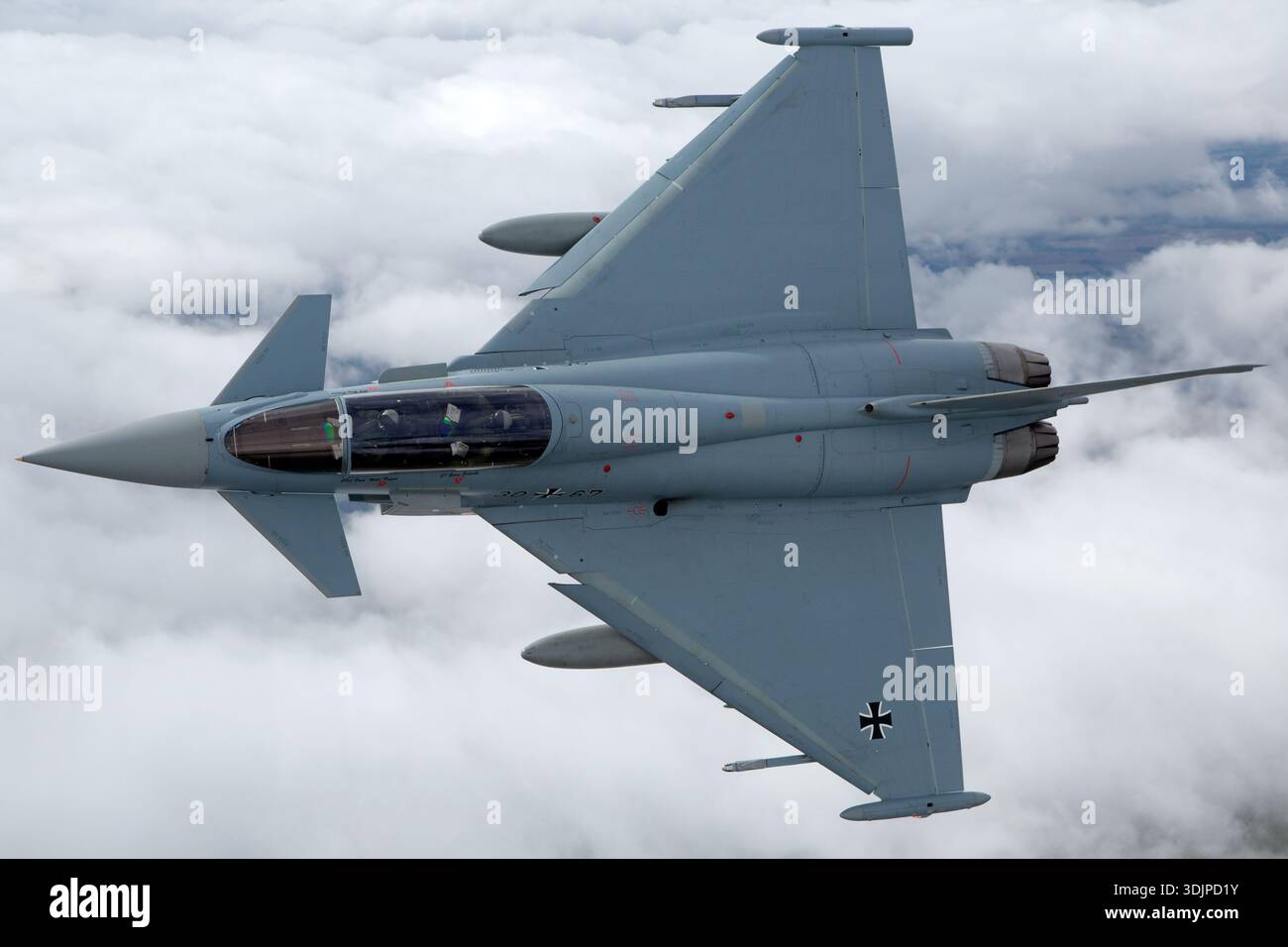 German Air Force Eurofighter EF-2000 Typhoon T aircraft 3067 is ...