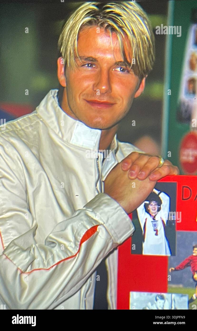 David Beckham promotes his autobiography My Story at WH Smith in London ...