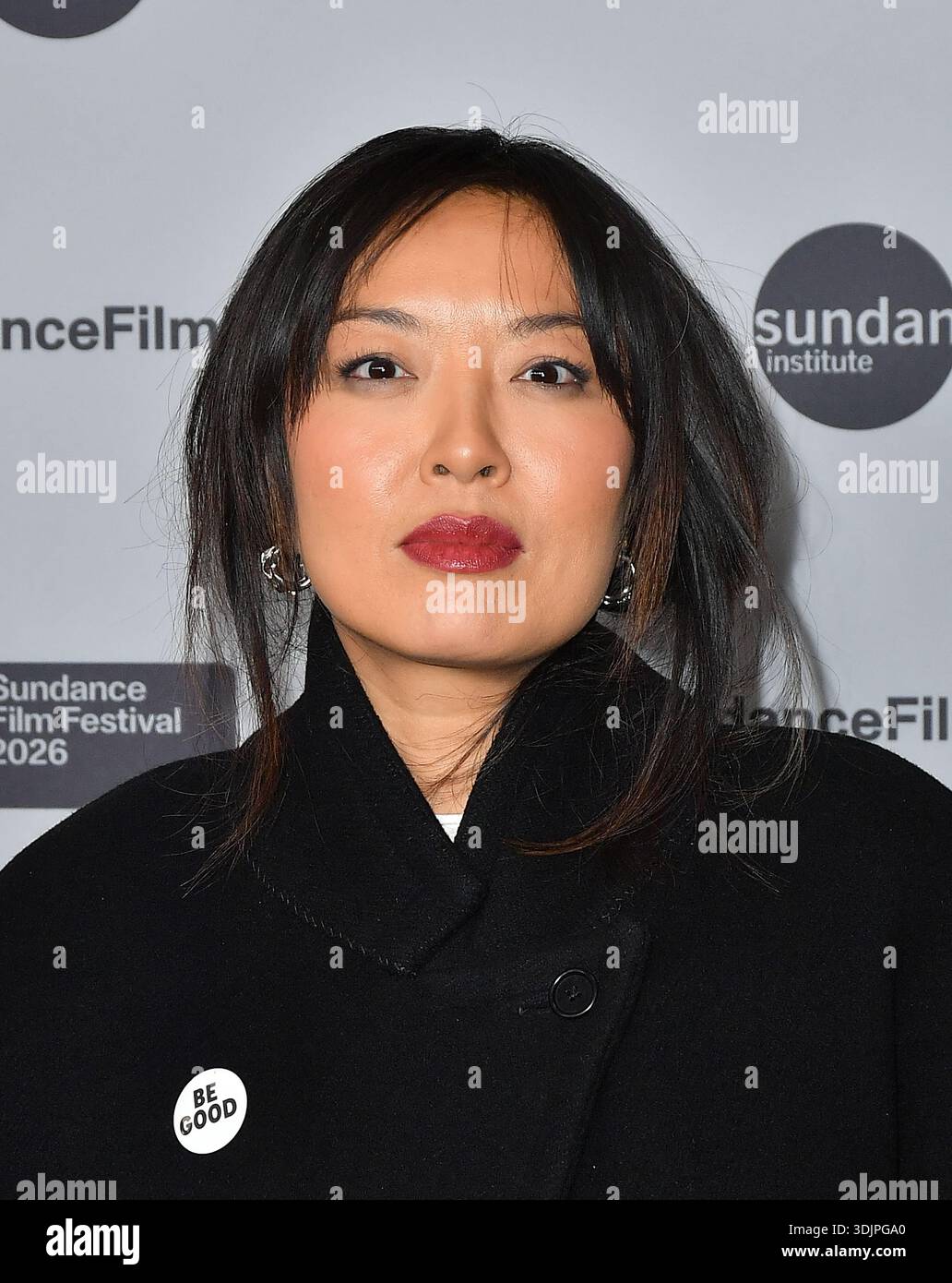 Cathy Yan attends "The Gallerist" Premiere during the 2026 Sundance ...