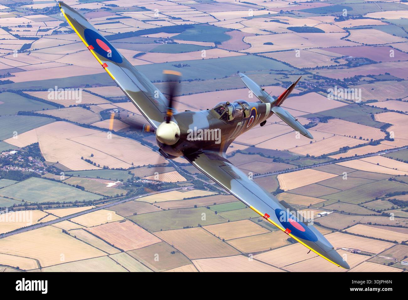 The Supermarine Spitfire T.9, registration G-LFIX, serial ML407 ...
