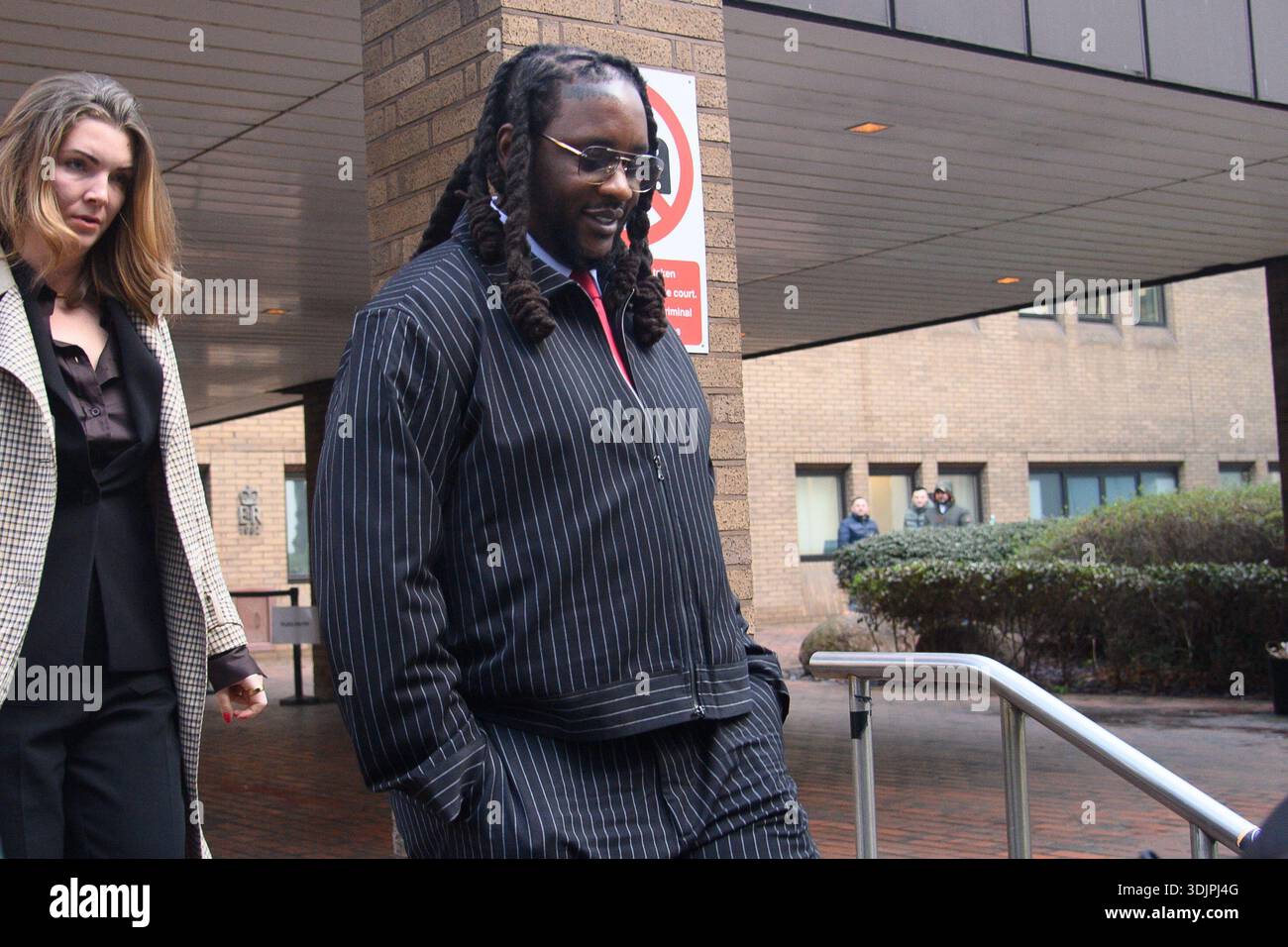 London, UK. 28 Jan 2026. Pictured: HoodyBaby aka Omololu Akinlolu ...
