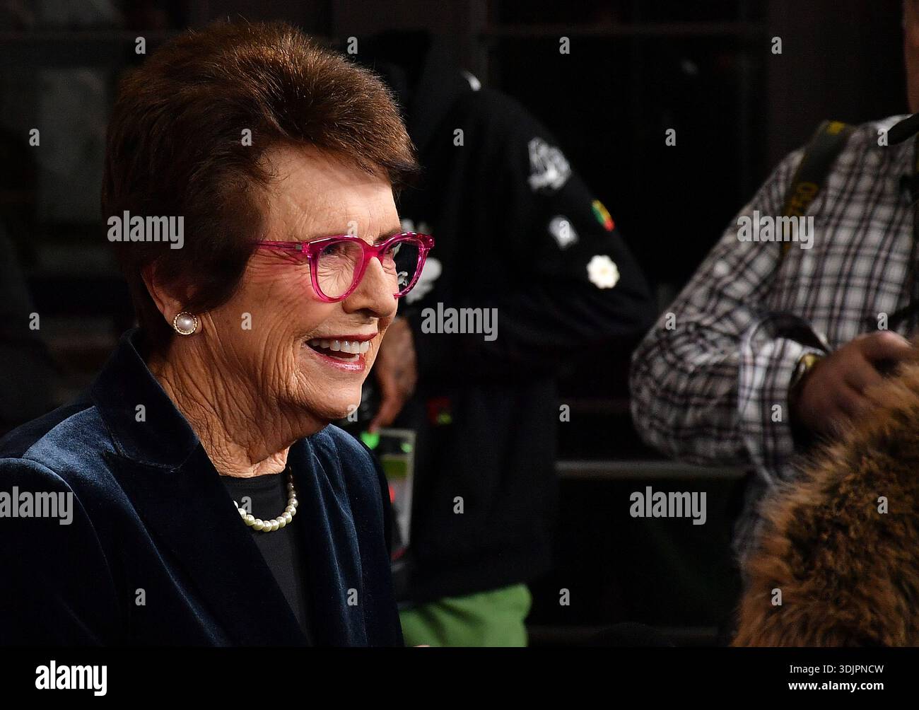 Billie Jean King attends the "Give Me The Ball!" Premiere during the ...