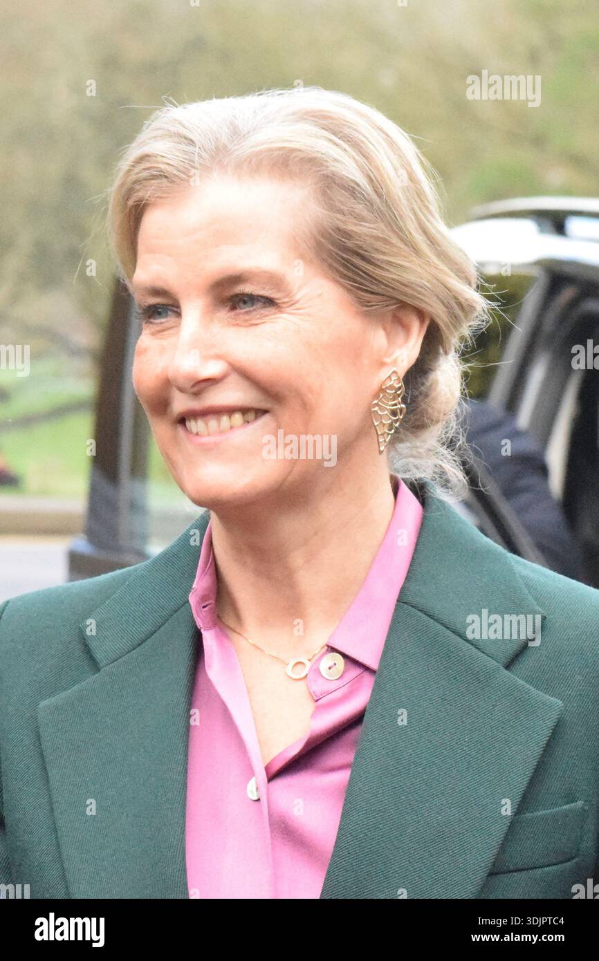 GUILFORD, SURREY, UK. Wednesday 28 January 2026. HRH The Duchess of ...