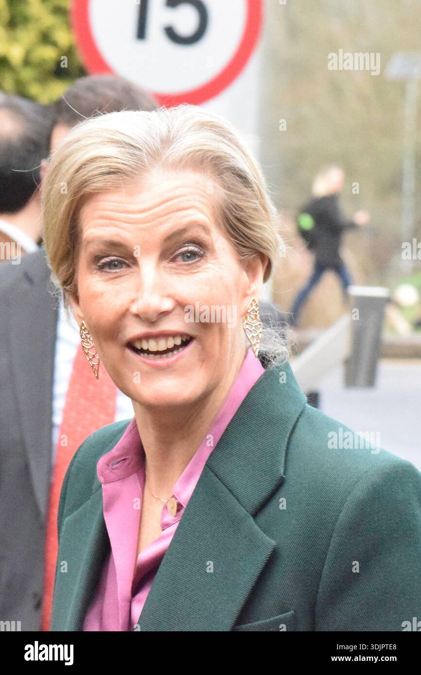 GUILFORD, SURREY, UK. Wednesday 28 January 2026. HRH The Duchess of ...