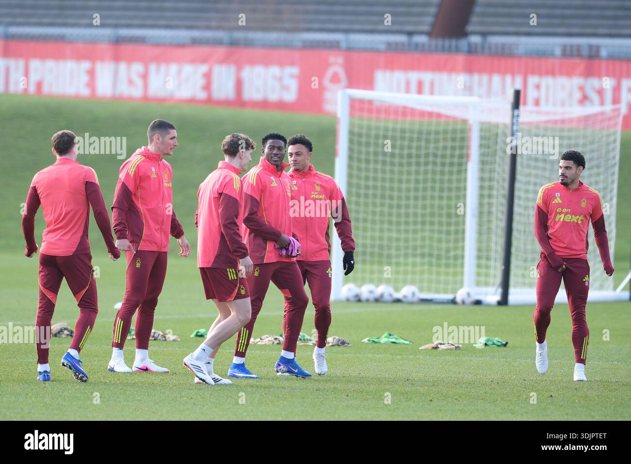 Nottingham Forest players training During the Nottingham Forest and ...