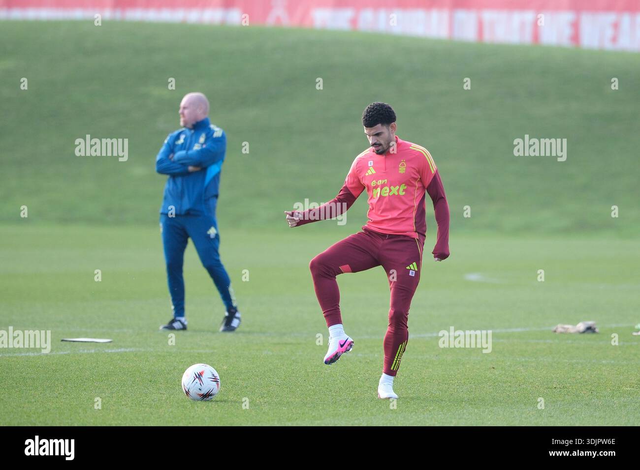 Morgan Gibbs-White of Nottingham Forest training During the Nottingham ...