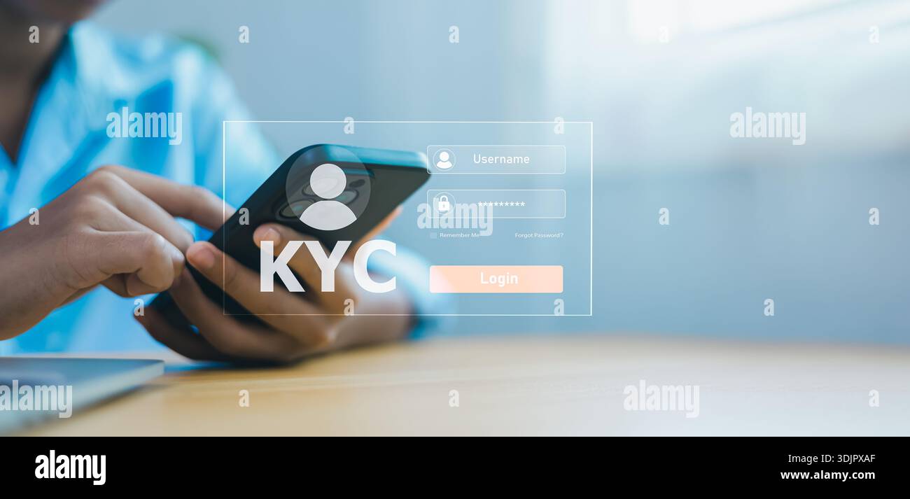 Customer identity verification onboarding hi-res stock photography and ...