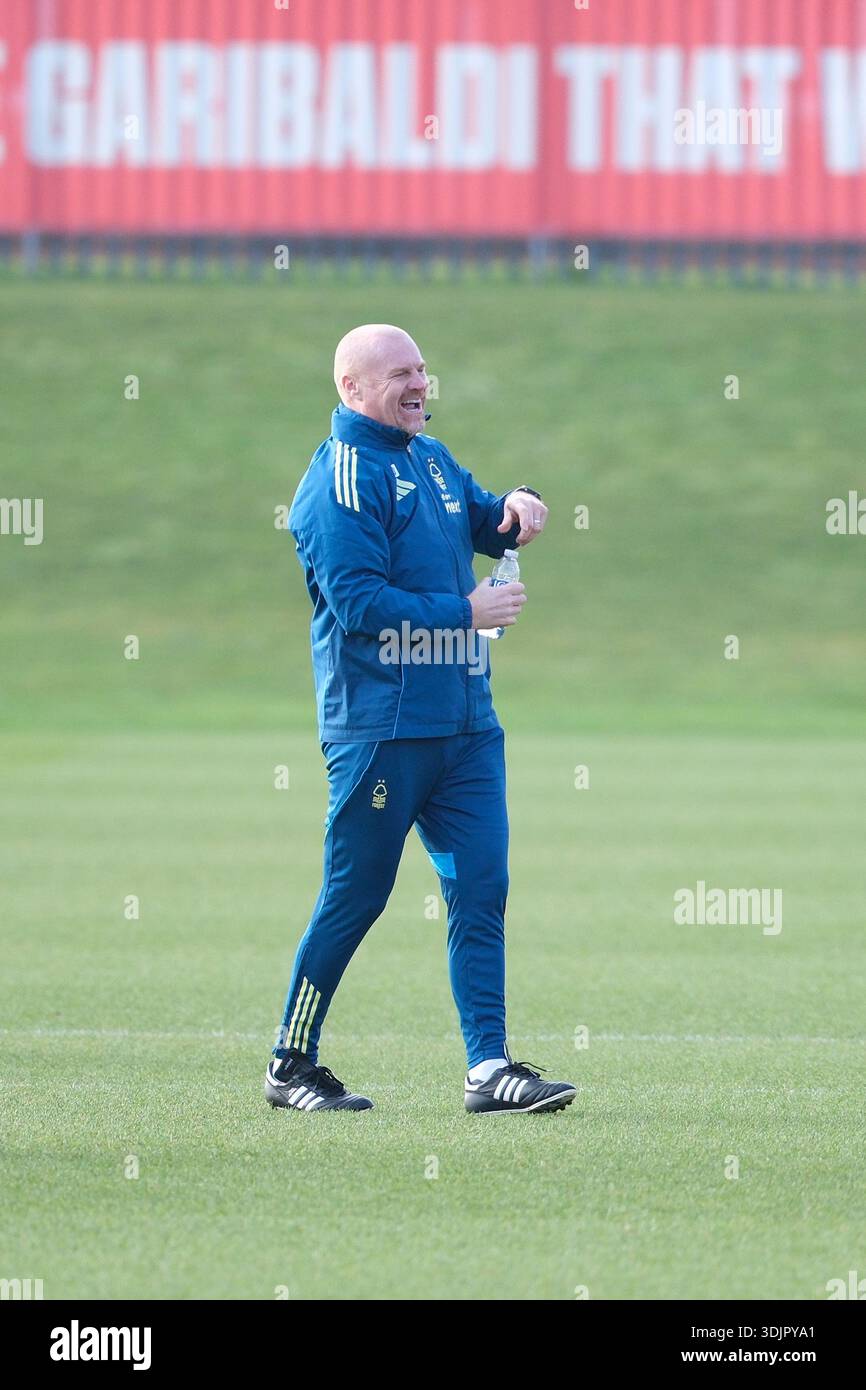 Nottingham Forest Head Coach Sean Dyche During the Nottingham Forest ...