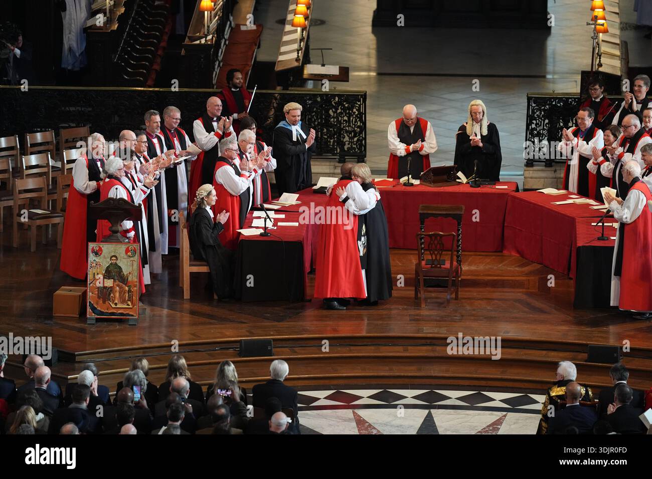 The Confirmation of Election ceremony legally confirming Dame Sarah ...