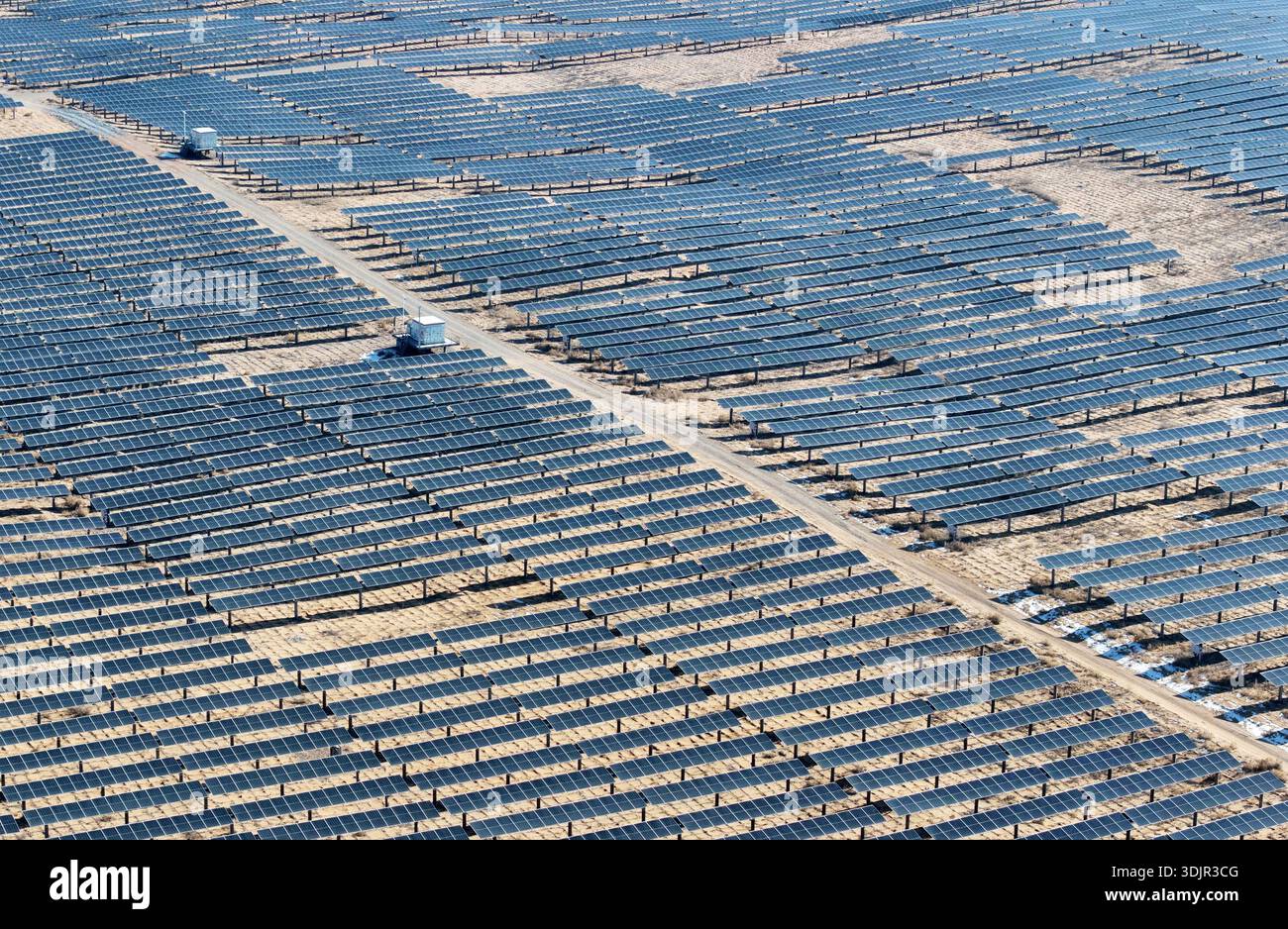 ZHONGWEI, CHINA - JANUARY 28, 2026 - New energy photovoltaic power ...