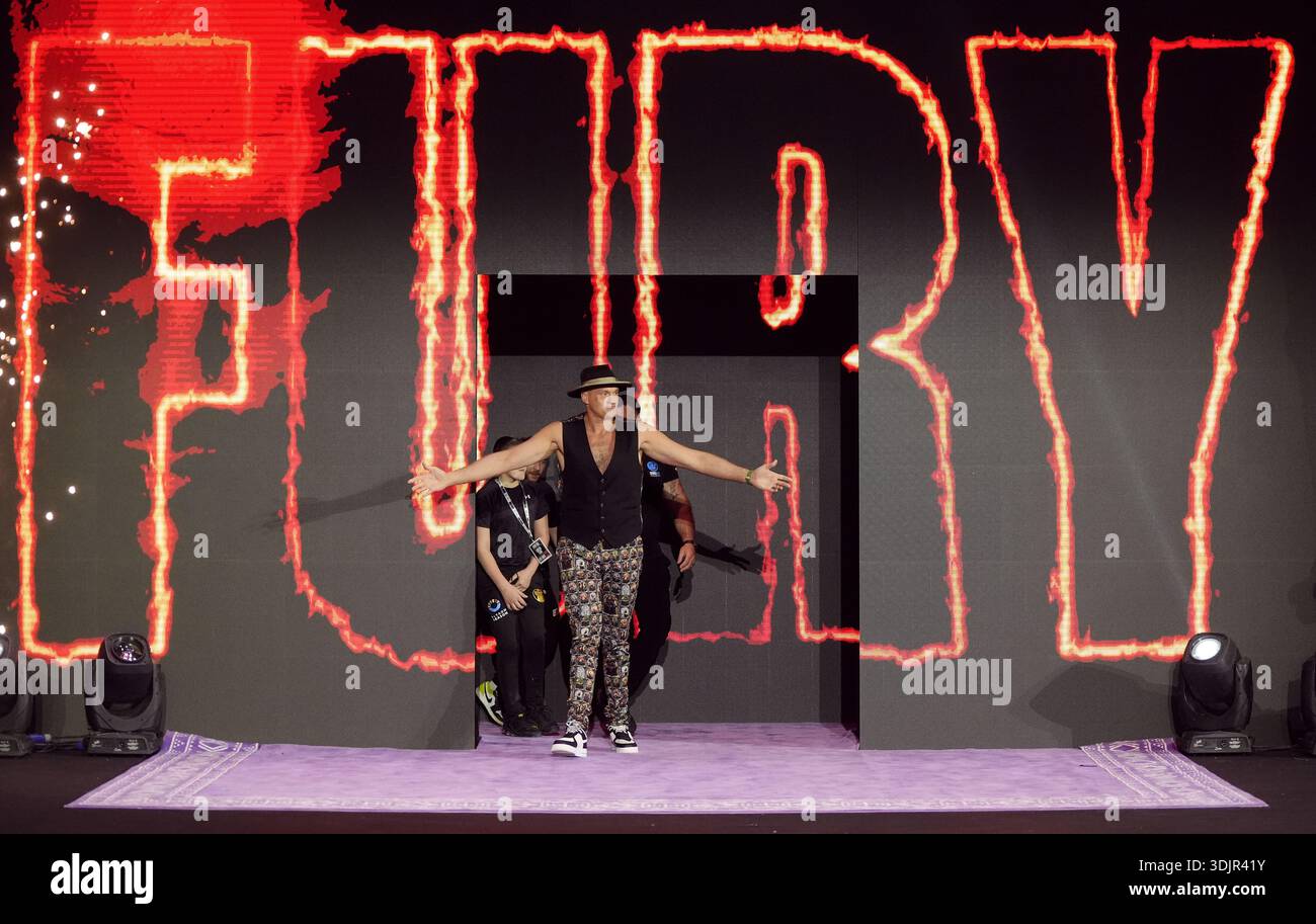 File photo dated 14/05/24 of Tyson Fury. Tyson Fury is to make his ...