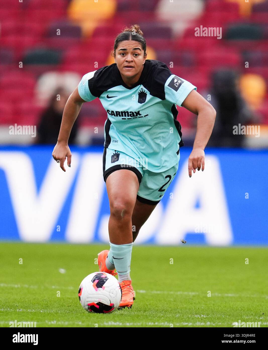Gotham FC's Jess Carter during the FIFA Women's Champions Cup semi ...