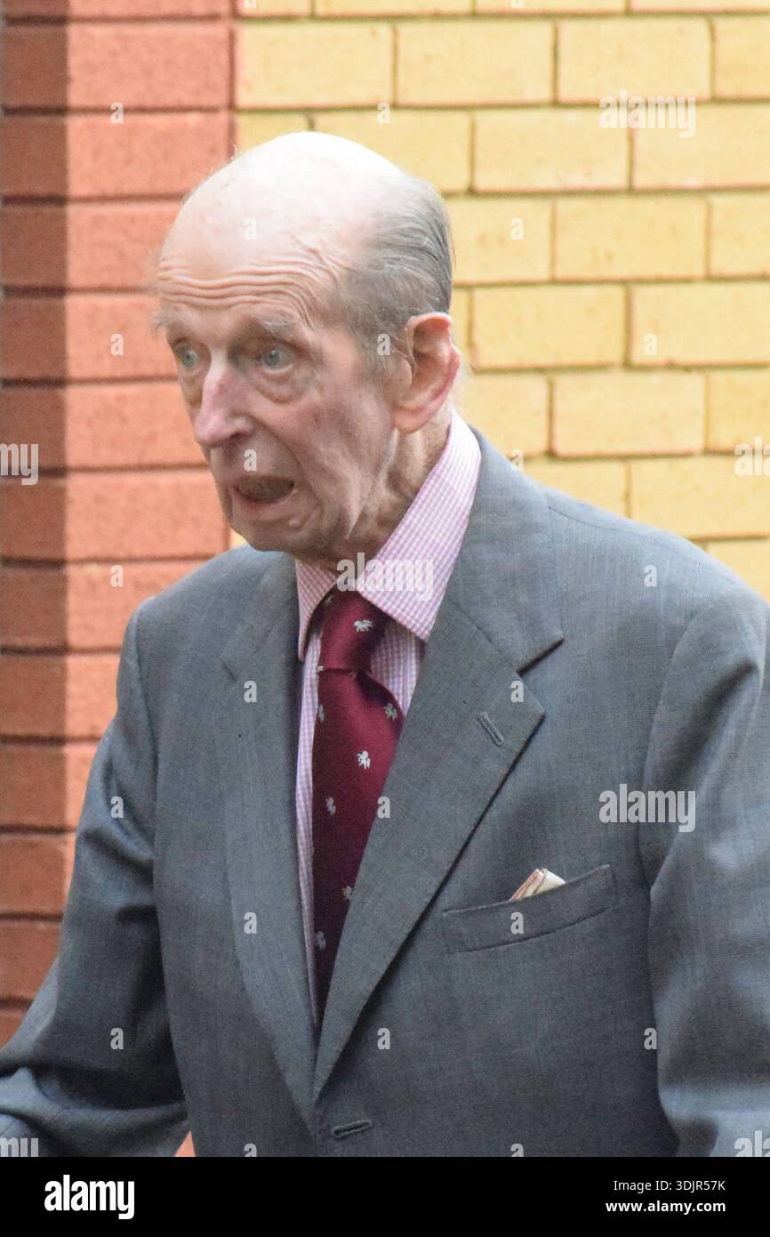 GUILFORD, SURREY, UK. Wednesday 28 January 2026. HRH The Duke of Kent ...