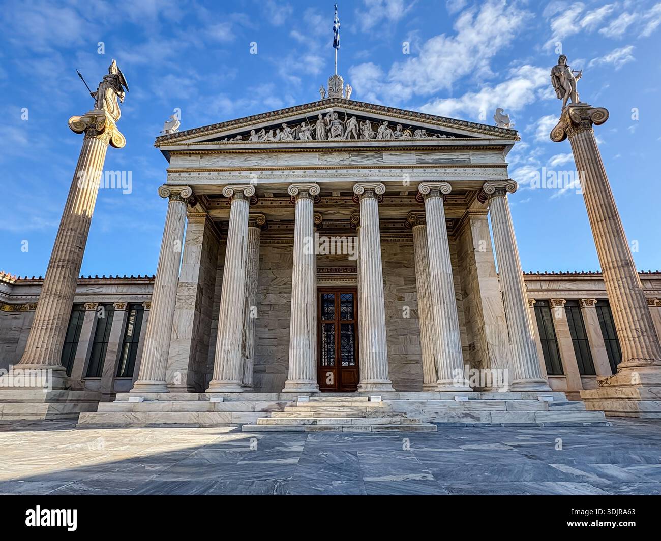 Academy of Athens (Akadimia Athinon). Neoclassical masterpiece by ...
