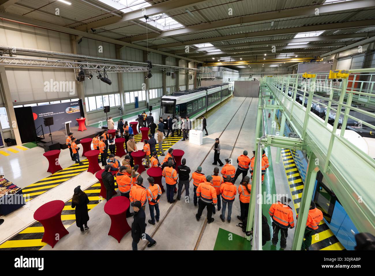 28 January 2026, Saxony, Bautzen: Employees and guests take part in the ...