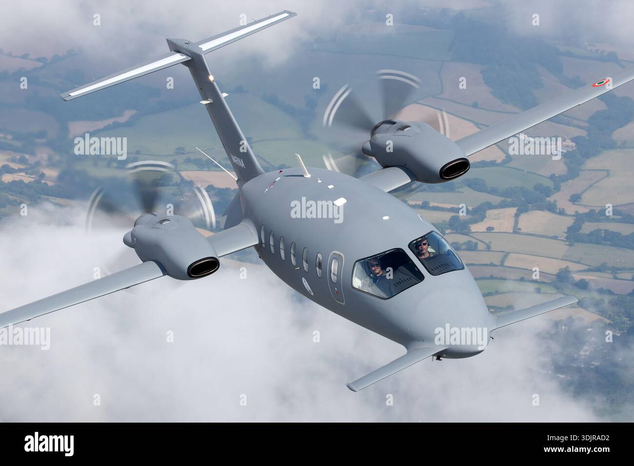 Italian Navy Piaggio P-180AM Avanti twin turboprop aircraft ...