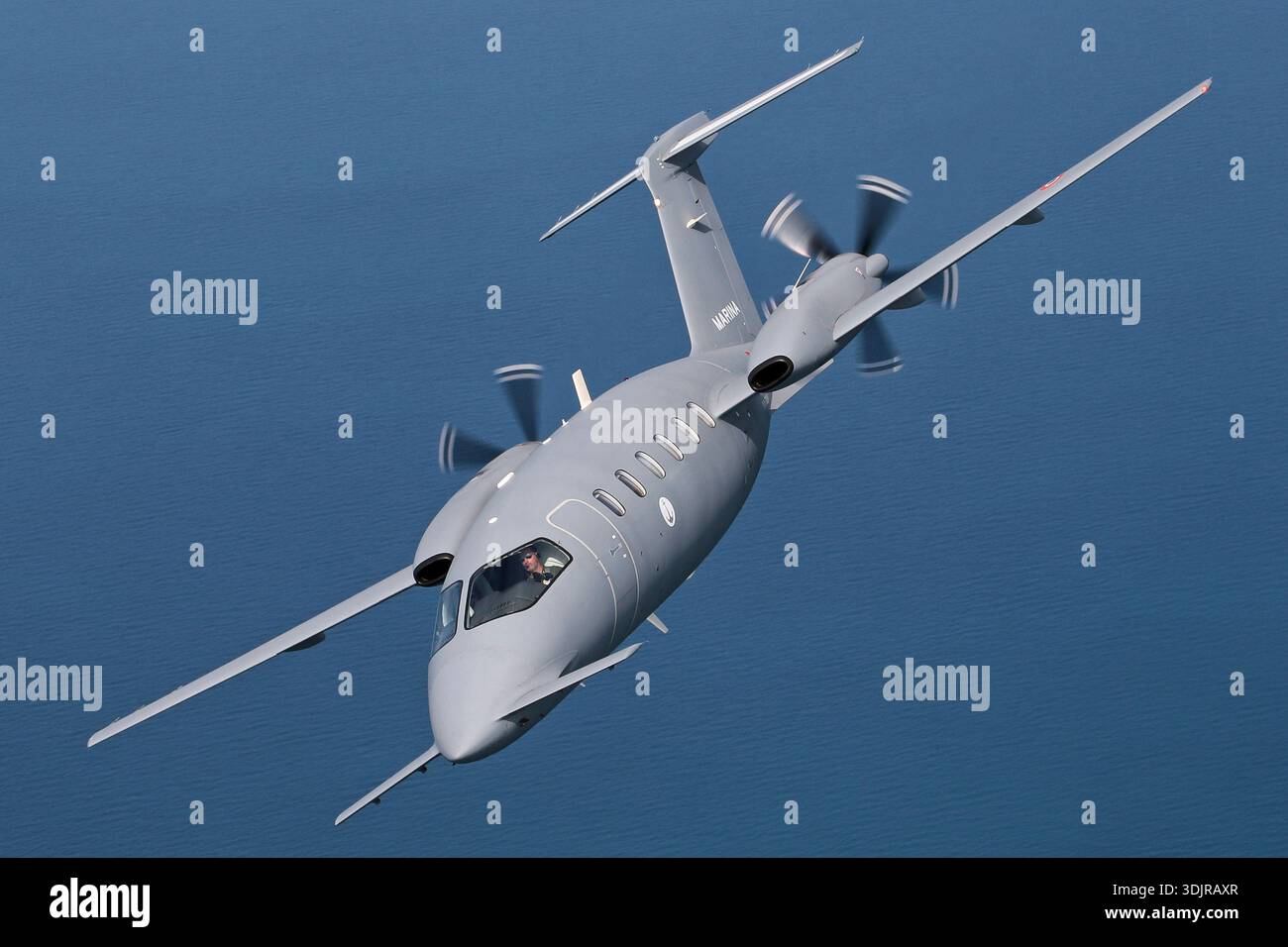 Italian Navy Piaggio P-180AM Avanti twin turboprop aircraft, MM62211 ...