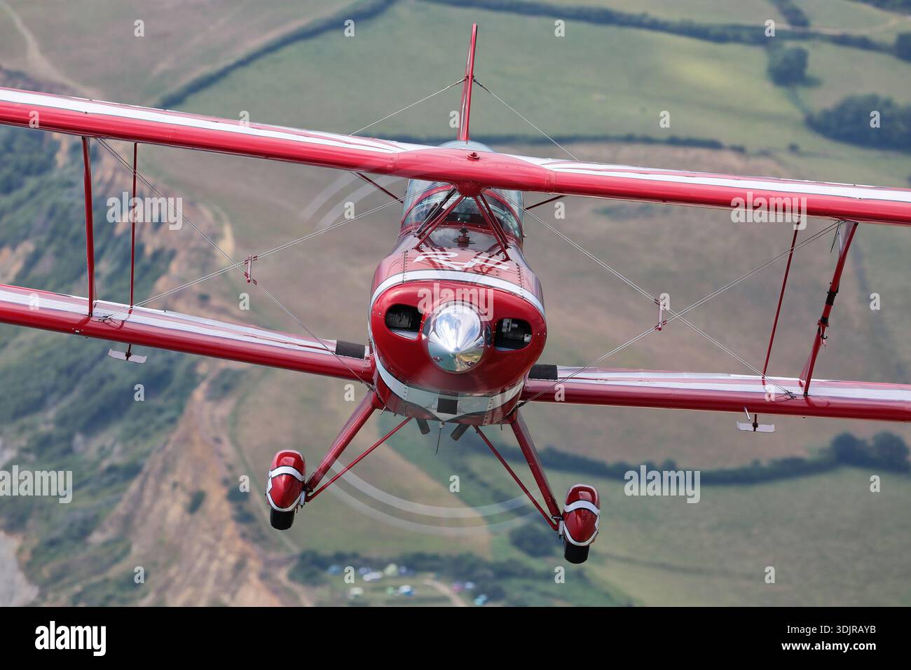 An Aviat Pitts S-2B Special aerobatic biplane, registration G-EFIZ with ...