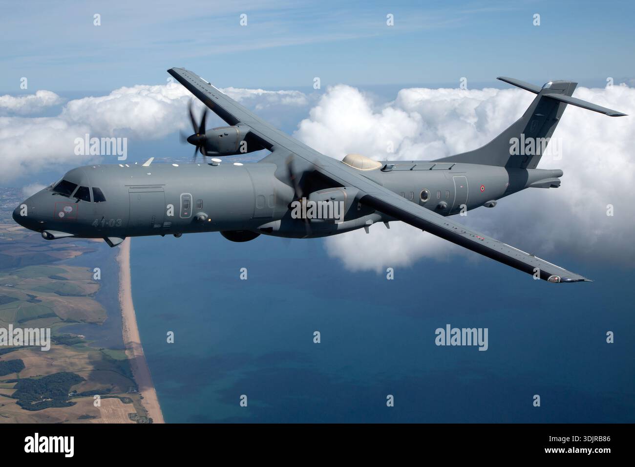 The Italian Air Force ATR P-72A, serial MM62298, flying air-to-air at ...