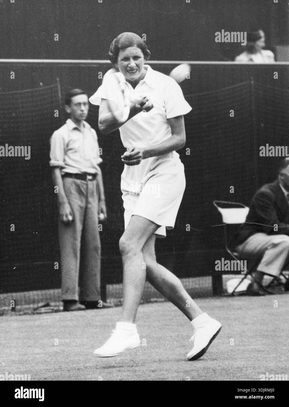 German-Danish Tennis player Hilde Krahwinkel Sperling during a Grand ...