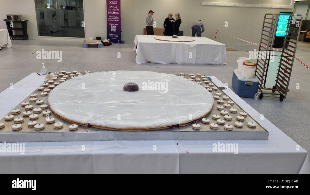 Competitors take part in Scottish Bakers Empire Biscuit challenge at ...