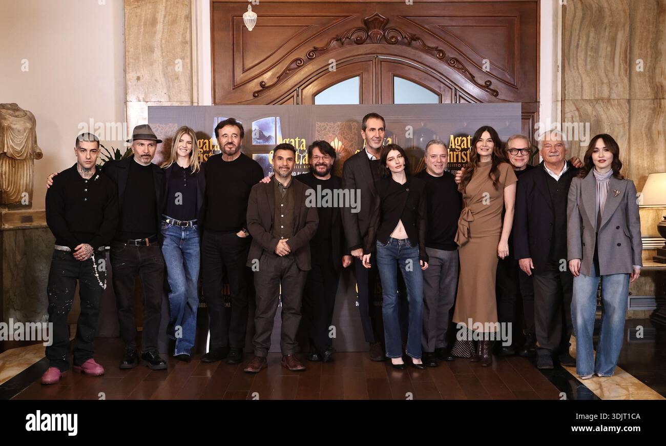 Rome, Bernini Hotel, photocall for the film "Agata Christian." Pictured ...