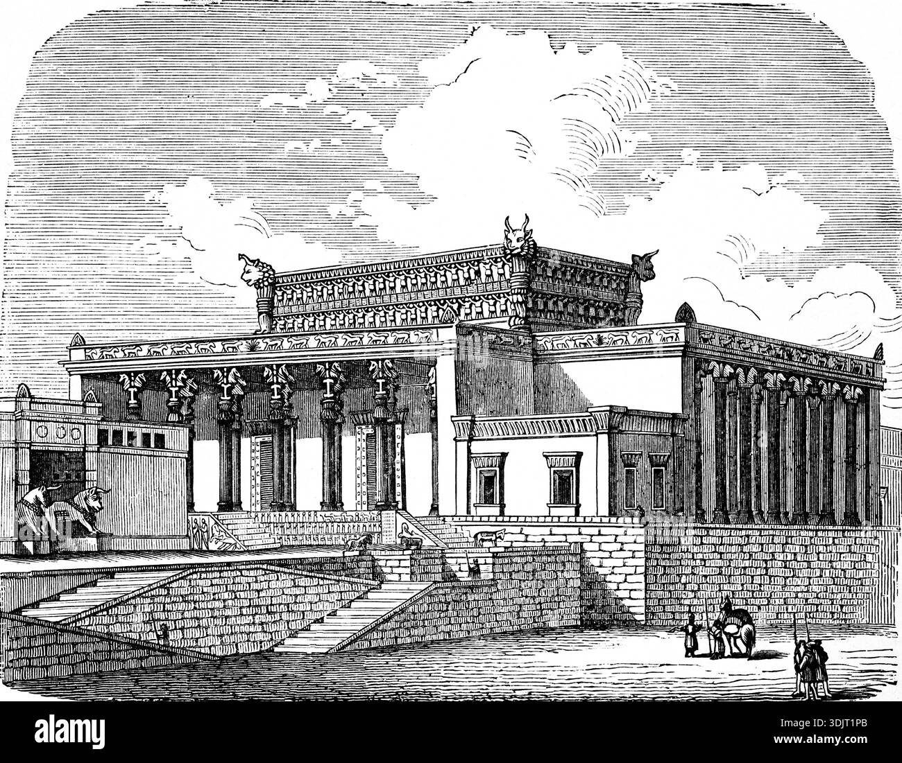 Xerxes the great drawing Black and White Stock Photos & Images - Alamy