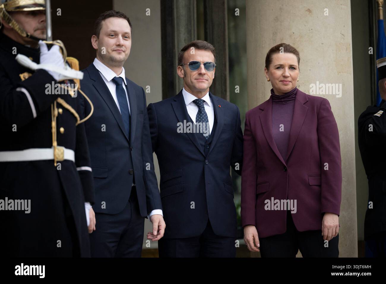 France's President Emmanuel Macron welcomes Greenland’s Prime Minister ...