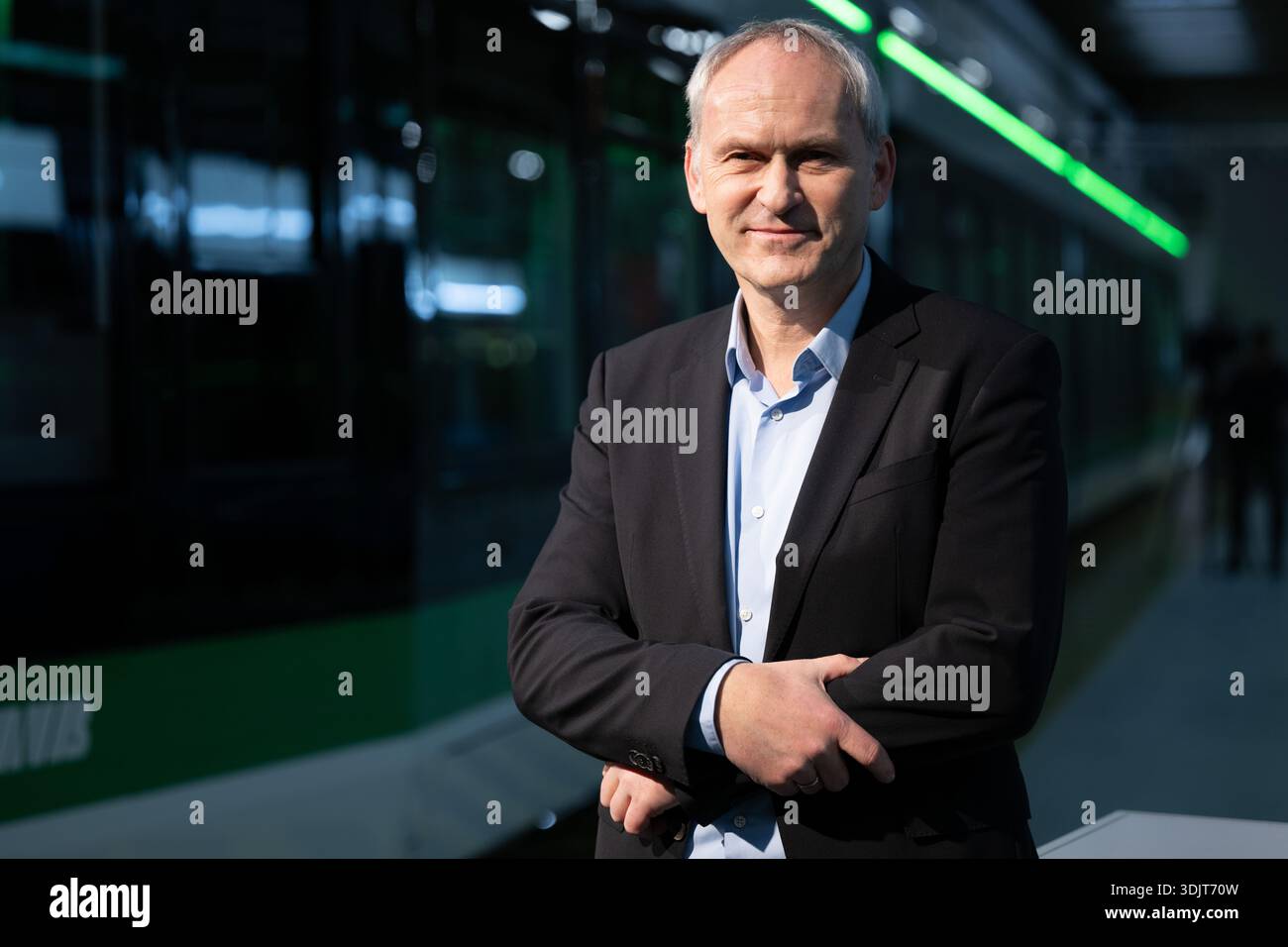 28 January 2026, Saxony, Bautzen: Tim Dawidowsky, Alstom President of ...